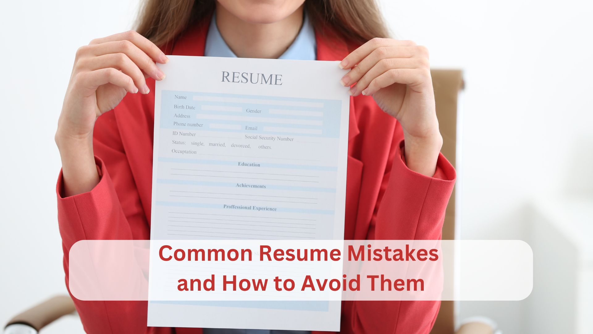 Common Resume Mistakes and Tips on How to Aviod Them – Career Blueprint ...